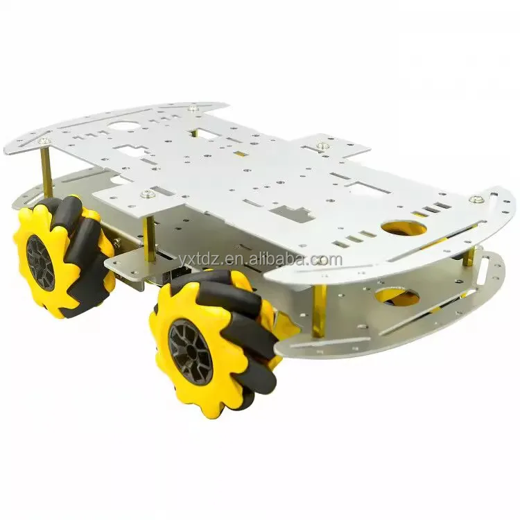 YIXINTAI McNamu Wheel Aluminum Alloy Trolley Chassis DIY Ultrasonic ...