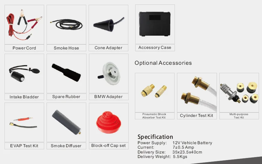 DUAL-EVAP High Pressure Diagnostic Smoke Machine X3 Dual Modes EVAP ...