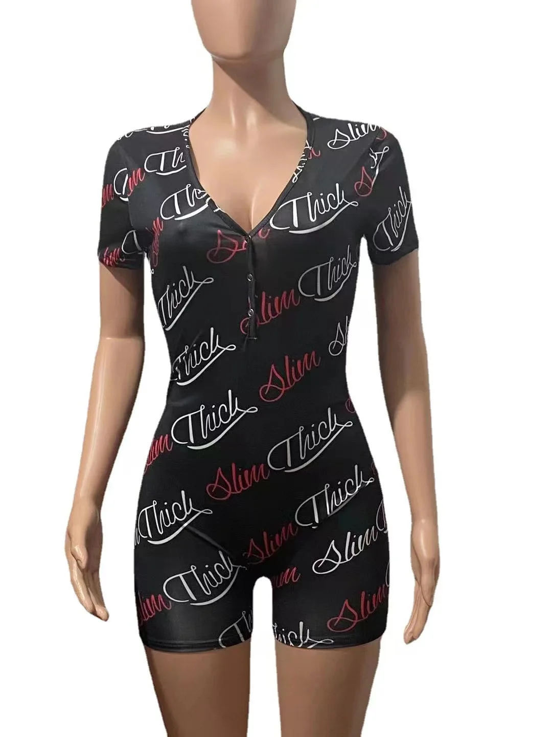 In-stock Sleepwear Playsuit Women Pajamas Adult Baddie Playsuit For ...