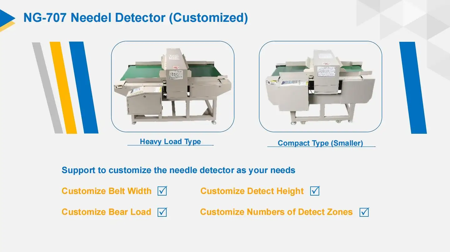 High Quality Double Sensors Conveyor Needle Metal Detector With ...