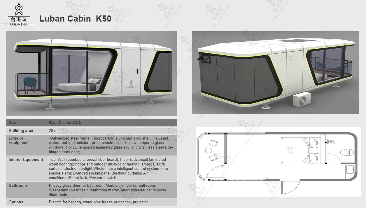 LUBAN CABIN Modular Container House - Prefabricated Luxury Hotels with ...