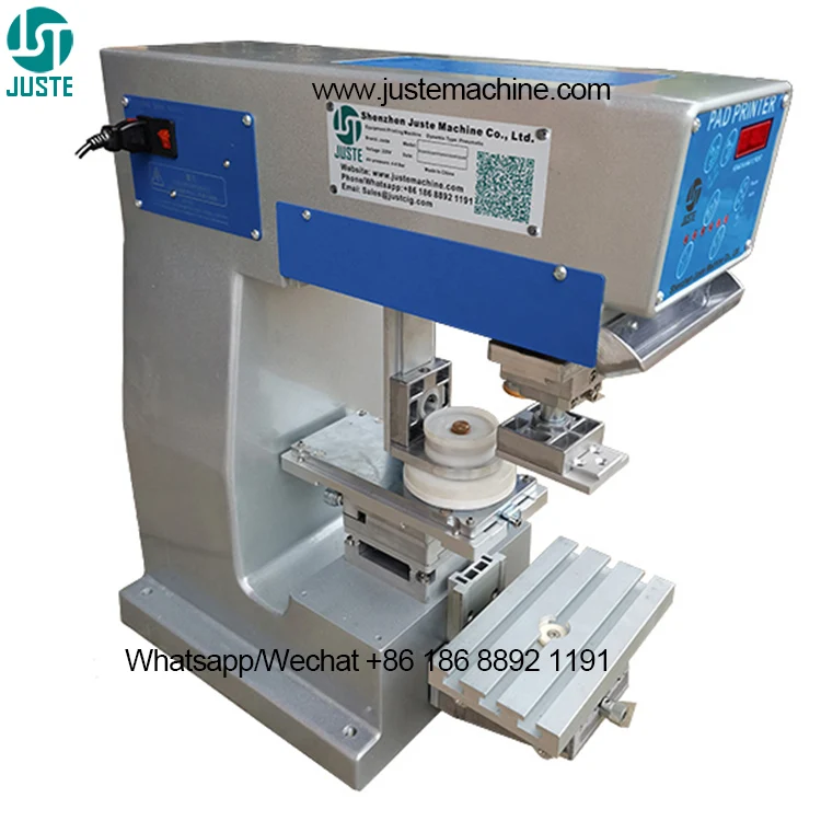 Closed Ink Cup Desktop Pad Printing Machine Mini 1 Single Color Table ...
