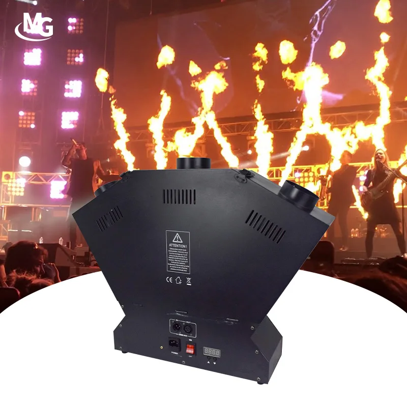 New Popular Stage Three Head Flamethrower Stage Effect Flame Machine ...