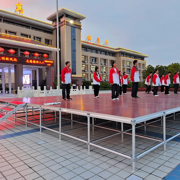 Aluminum Assembly Stage Custom Size Outdoor Snap-in Event Stage - Buy ...