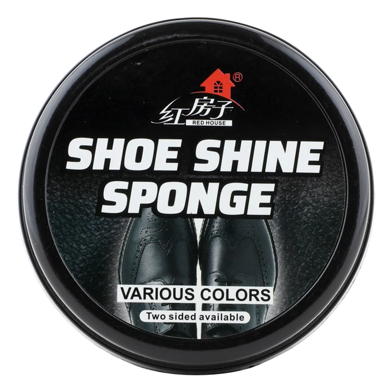 Hot Sale Leather Shoes Polish Double Sided Sponge Shoe Shine Brightener ...