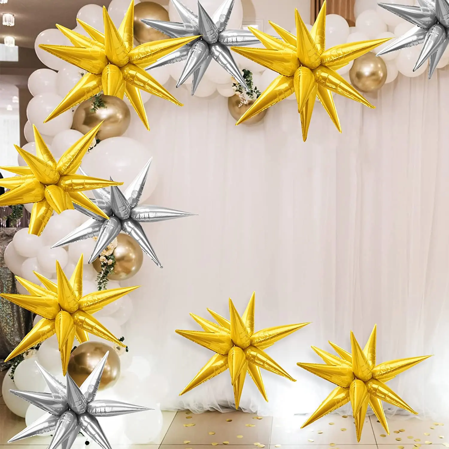 Explosion Star Balloons Birthday Party Opening Ceremony Wedding ...