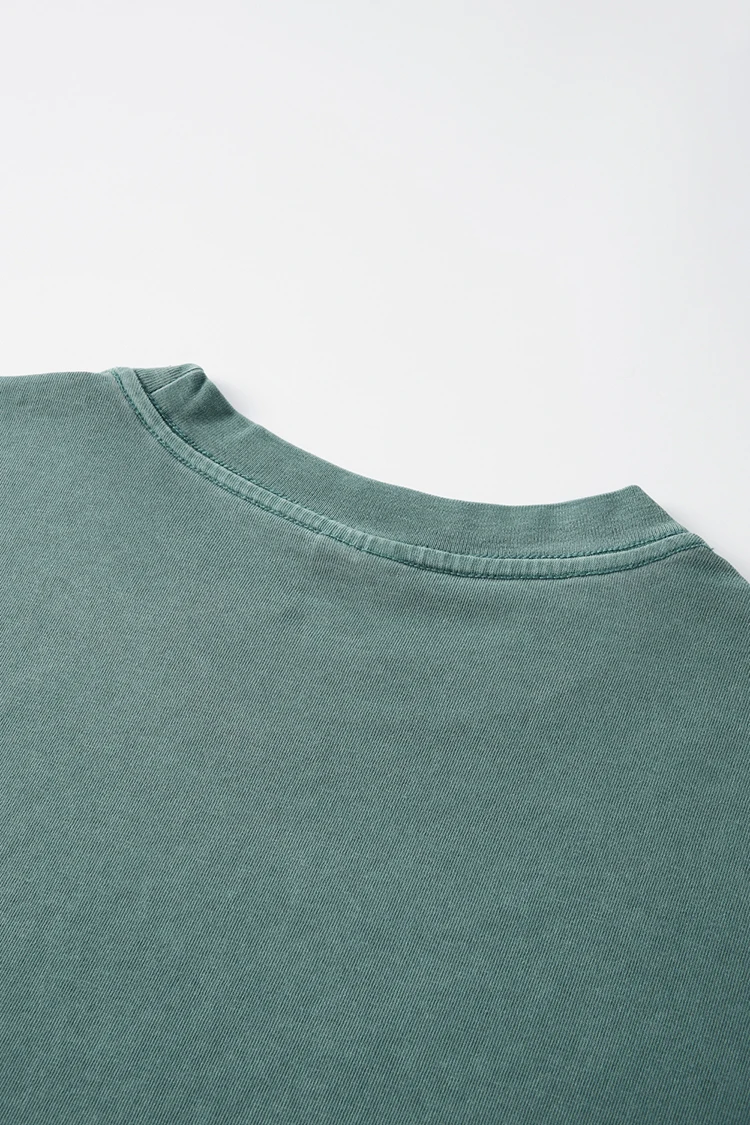 Yingling Custom Acid Wash Blank Graphic T Shirt 260g Cotton Oversize T ...