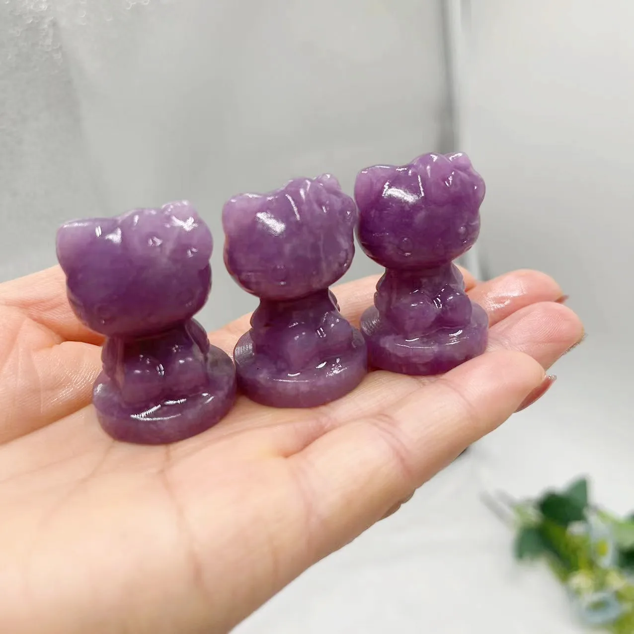 Wholesale Crystal Hello Kitty Figures for Christmas Gifts