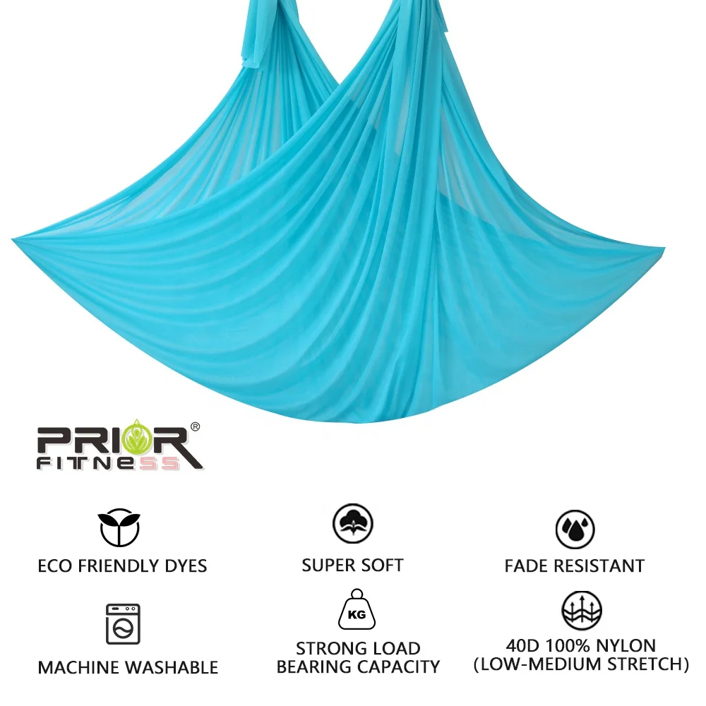 Aerial Yoga Swing Kit - Professional 5M Nylon Silks
