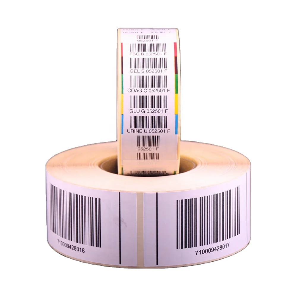Factory Customized High Quality Barcode Sticker Self Adhesive Label Printing Variable Serial ...