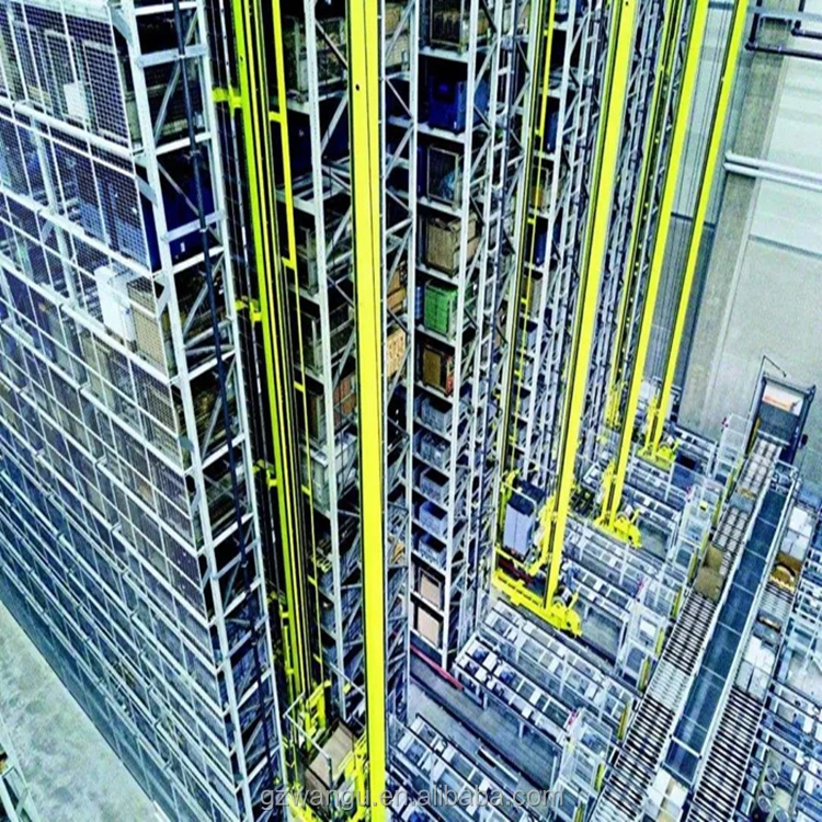 Customized Pallet Rack System Automatic Germany PLC Stacker Crane With ...