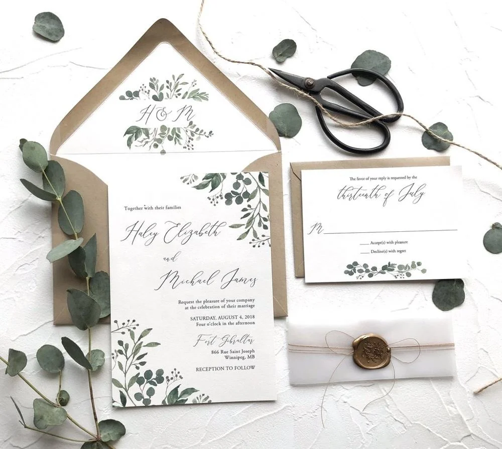 Durchscheinende Pergament-Bauchband-Einladung karten| Alibaba.com