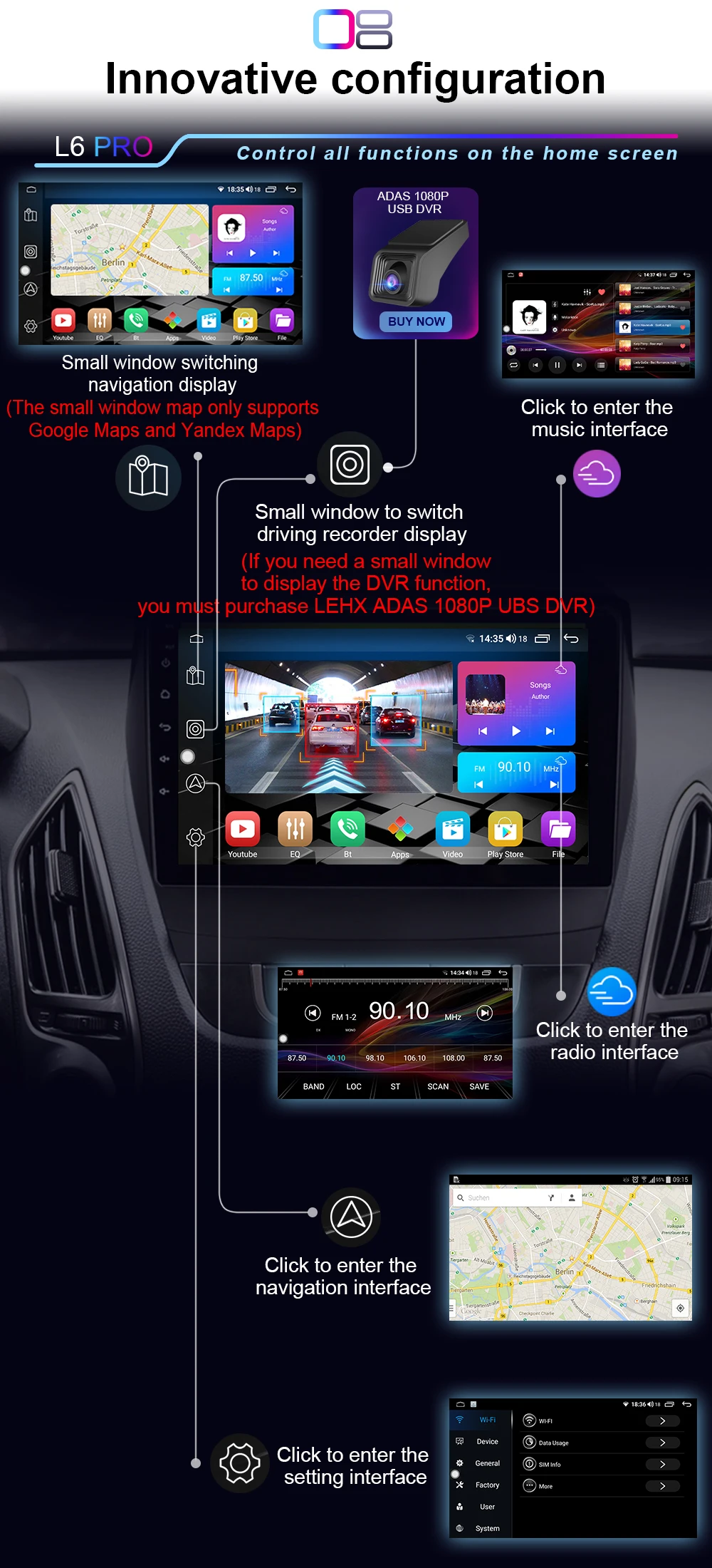 Lehx L6 Pro 2 Din Android 12 Car Radio For Hyundai Tucson 2 Lm Ix35 2009-2015 Multimedia Stereo ...