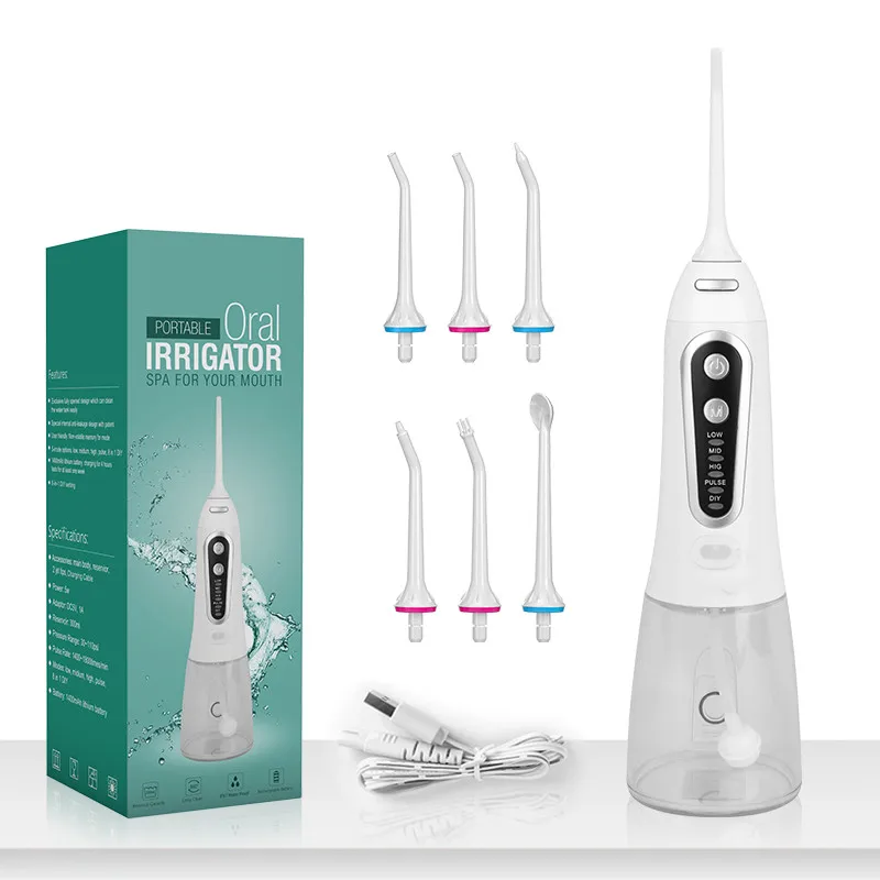 Dental Floss Portable Cordless Home Use Set Oral Irrigator Water ...