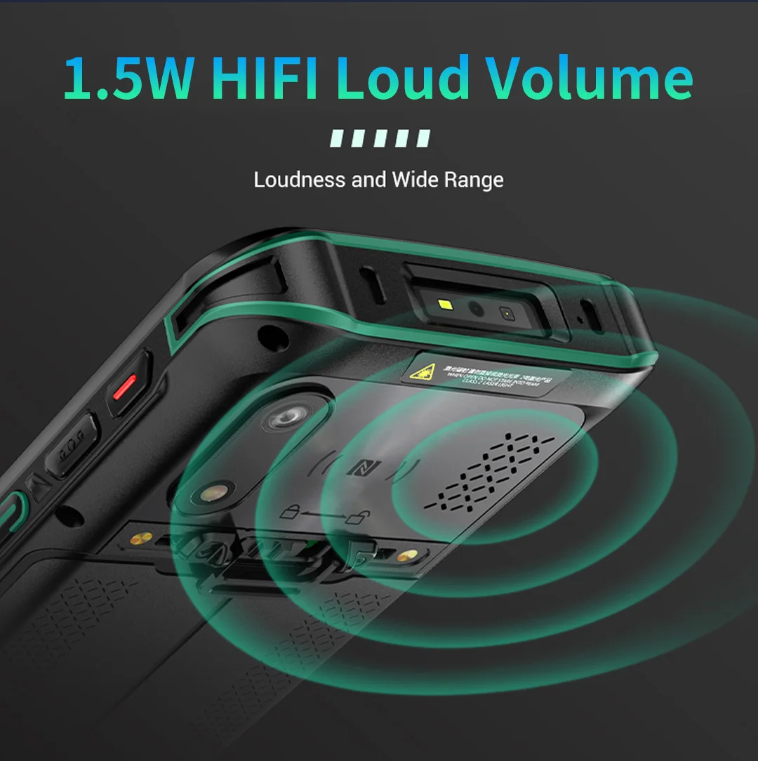 Hyatta Handheld Rugged Android 11 4G Mobile PDA 1D/2D Barcode Scanner ...