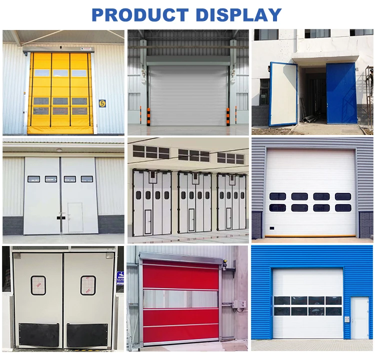 Grille Safety Roller Shutter Door Industrial Galvanized Wind Proof And ...