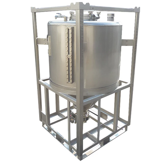1000l Stainless Steel Transportation Tank Sss Ibc For Liquids Storage ...