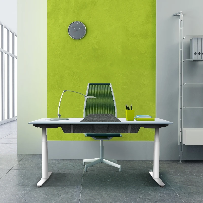 ZGO Modern Convertible Dual Motor Ergonomic Steel Table Lift Leg Sit-to ...