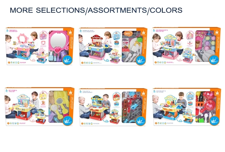 Unisex Kids Pretend Play Workbench Toy Set Creative Repair Toolcabinet ...