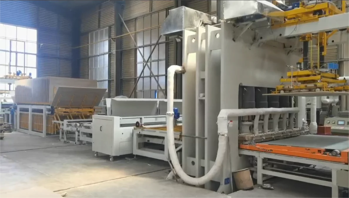 Melamine Paper Short Cycle Lamination Hot Press Machine For Mdf/hdf ...
