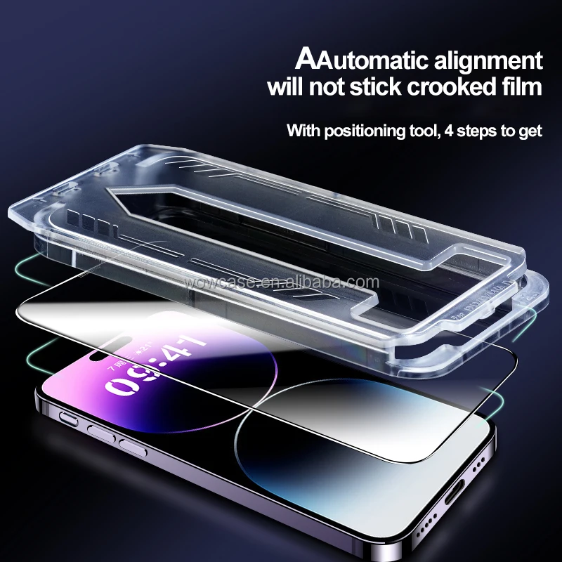 Wowcase New Design Free Dust Premium Cell Phone Glass 3d Curved Full ...