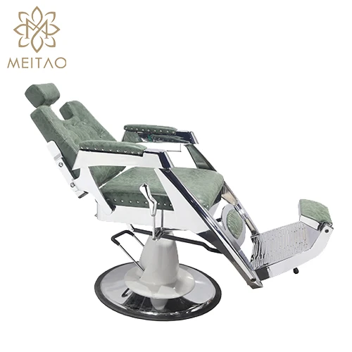 Meitao Green Barber Chair - Stylish & Durable Salon Furniture