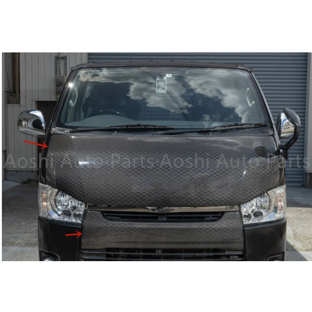 Hiace Front Hood Modified Body Kits - 415 Style KDH 200