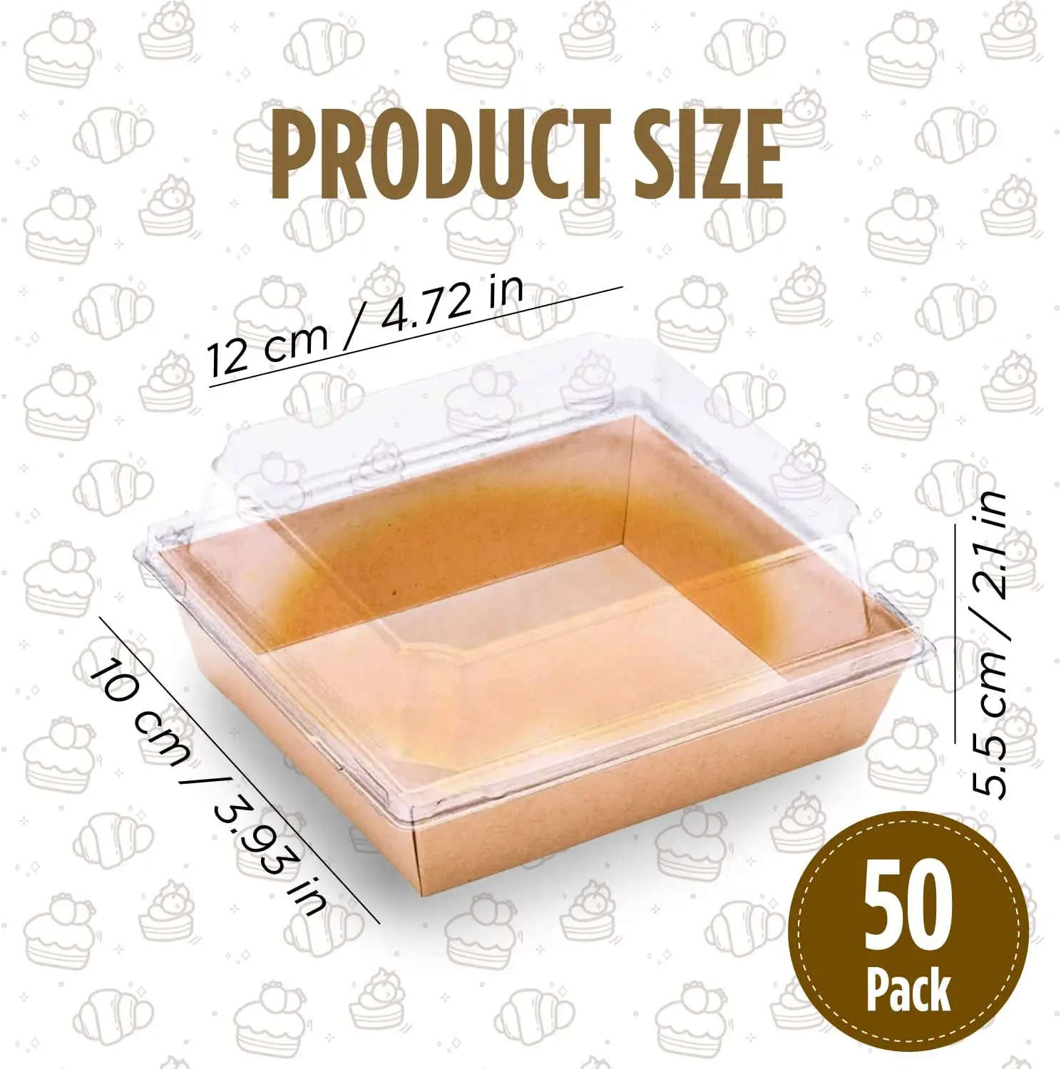 Charcuterie Boxes with Clear Lids - Eco-Friendly & Customizable