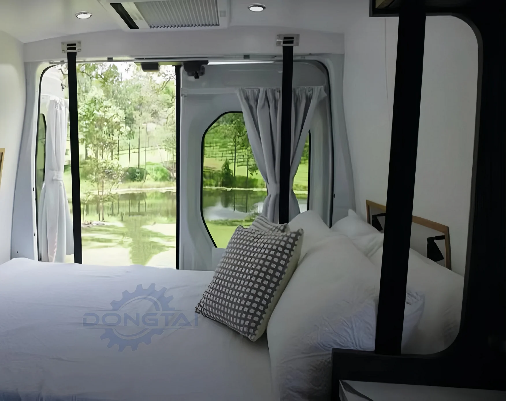 Motorhome Motorized Electric Lift up Bed Frame with Storage