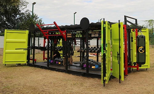 Multifunctional Modular Container Fitness Outdoor Fitness Club Outdoor ...