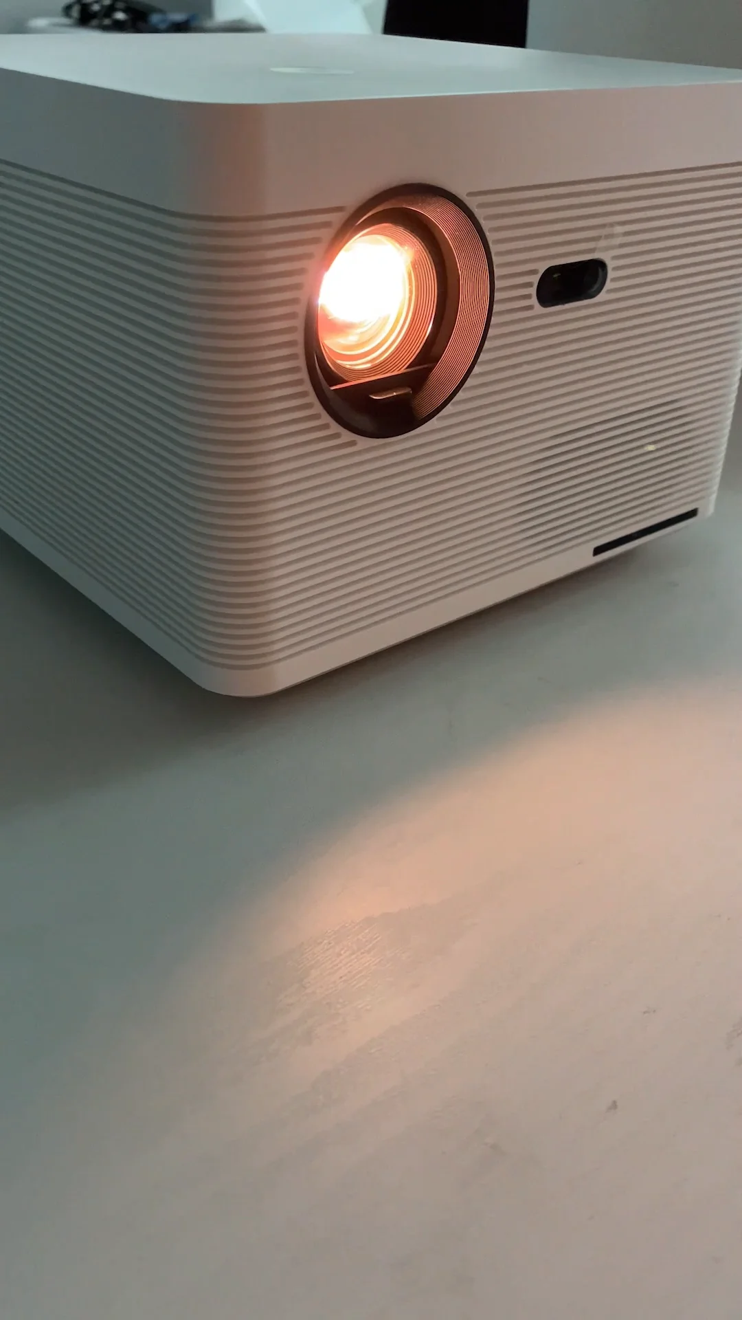 4k Ai Smart Projector 3d 1080p Hdr10 1100 Lumens Screenless Led Lens ...