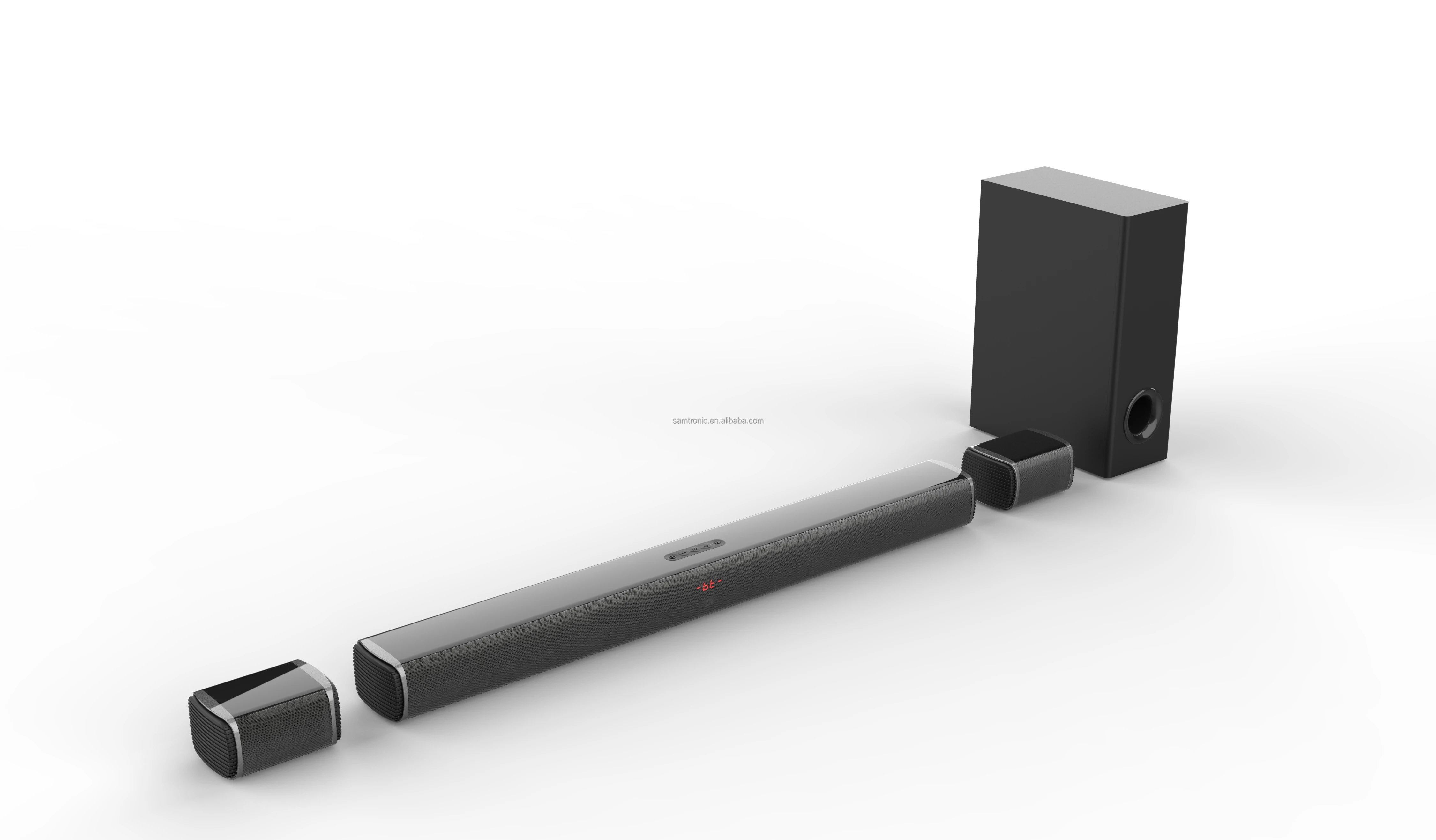 Samtronic 5.1CH Home Theater Speaker System - Wireless Soundbar
