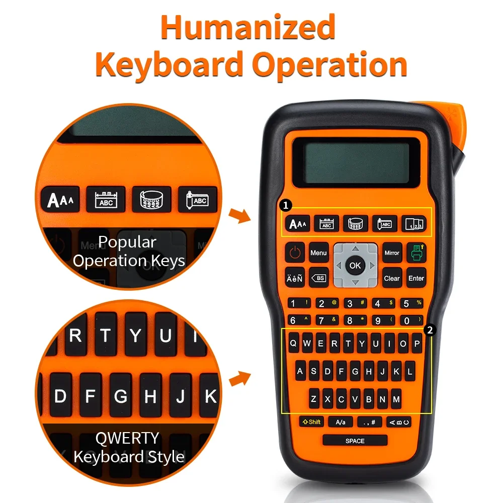 Brother E1000 Pro Label Maker - Colorful Sticker Printing