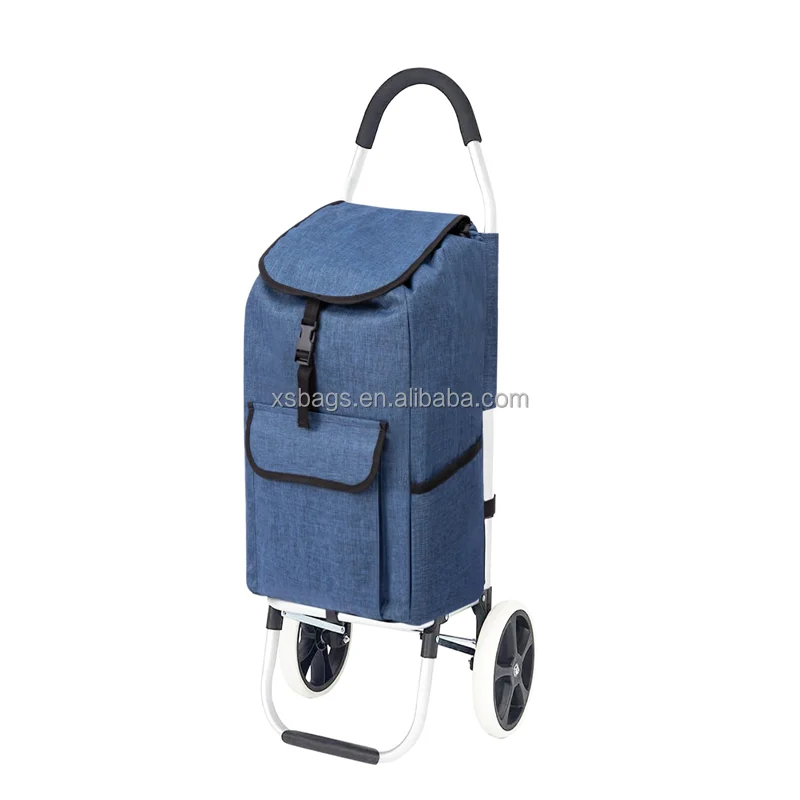 Collapsible Shopping Trolley - Durable & Foldable Design