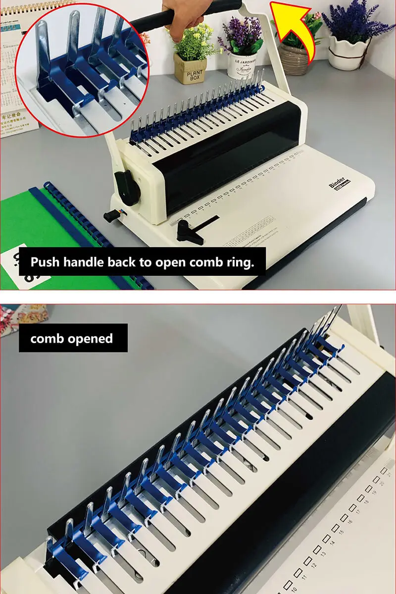 SG-U558 Manual Comb Binding Machine - Easy & Efficient