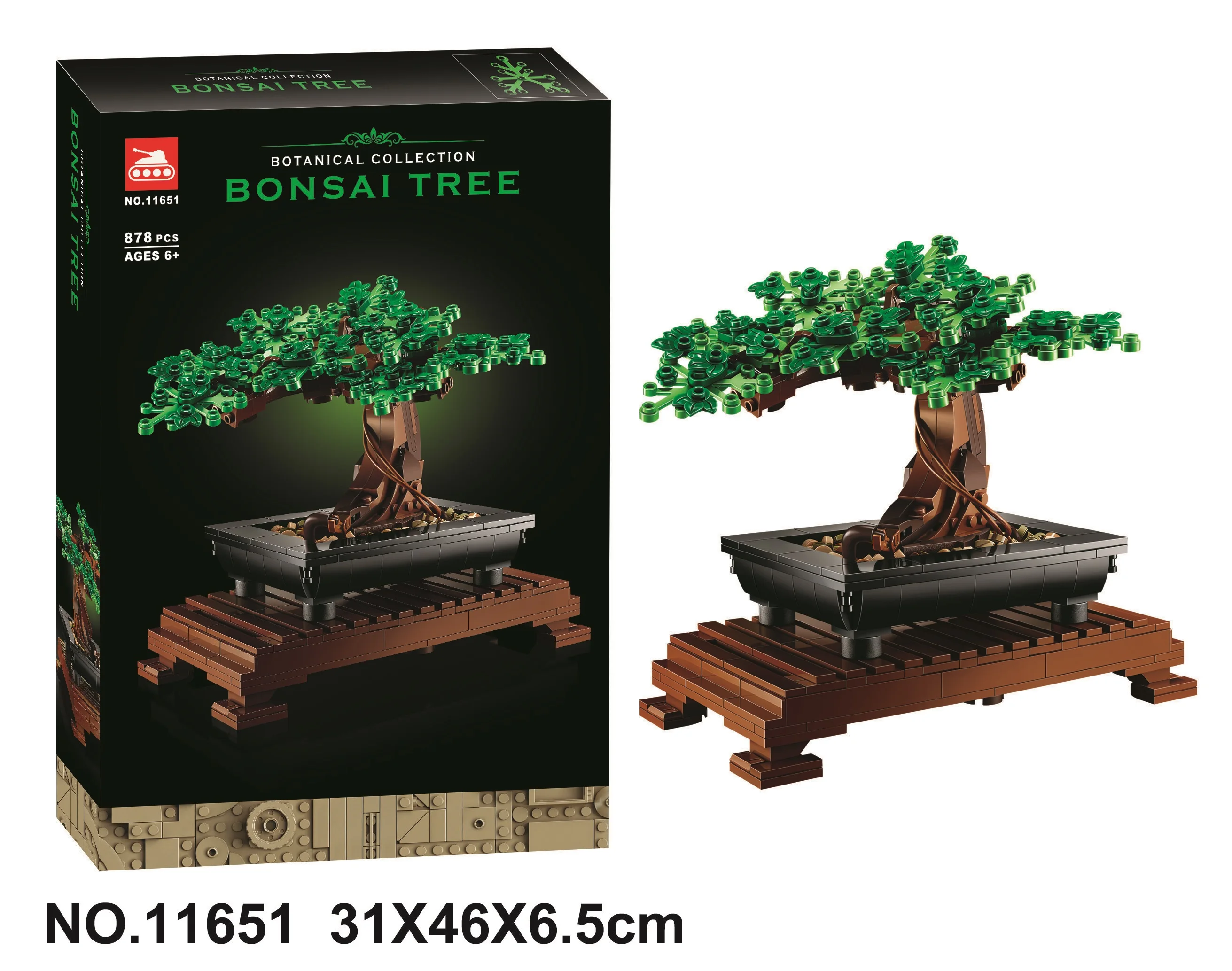 High Quality Plastic Tree Blocks Botanical Collection Bonsai Tree Block ...