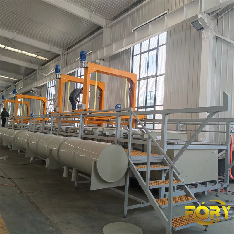Auto Manual Anode Cathode Galvanized Electroplating Machine Line For ...