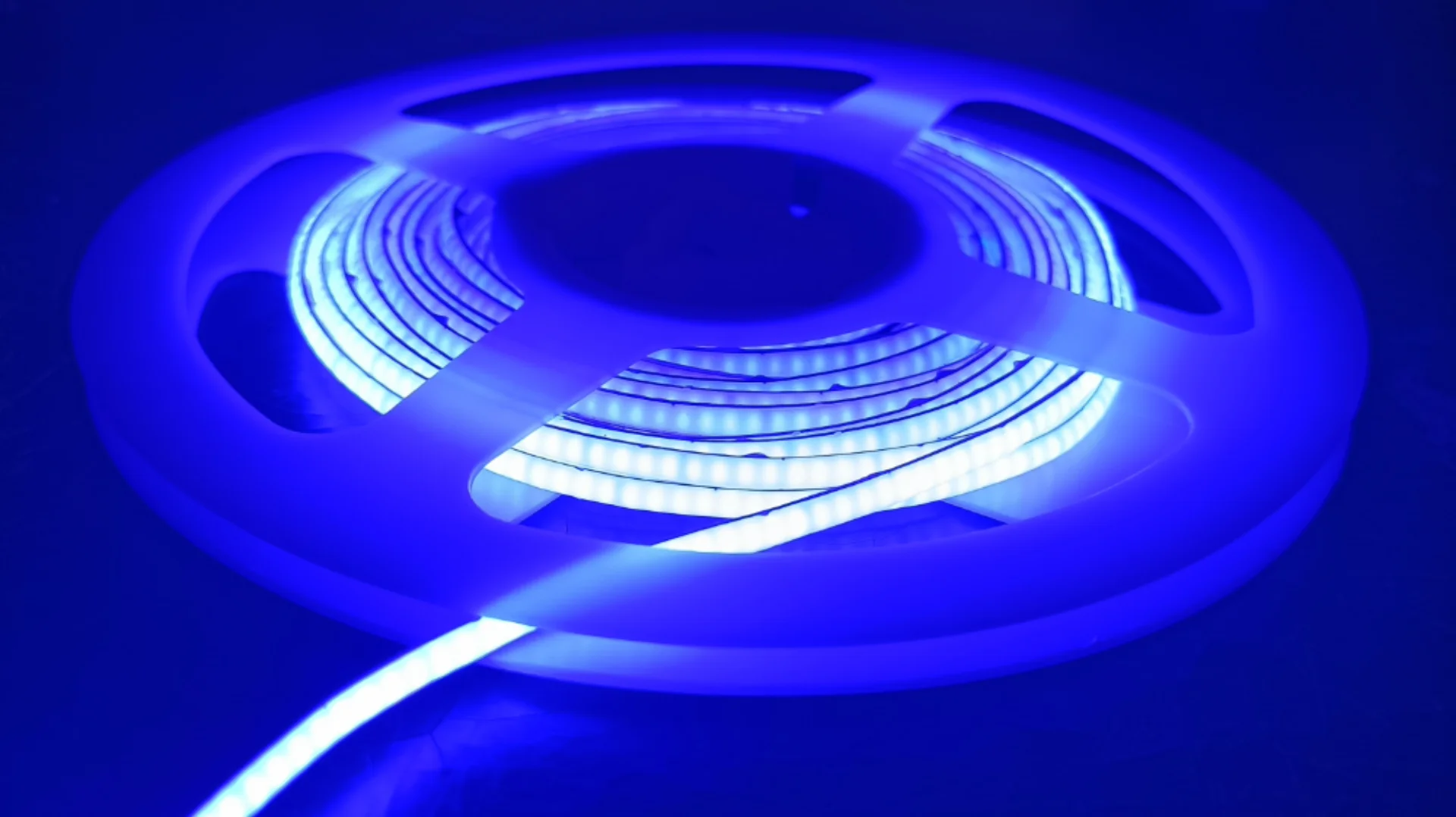 Blue Led Strip Cob 4mm 5v Blue 10m Linear Strip Fixture Decorating ...