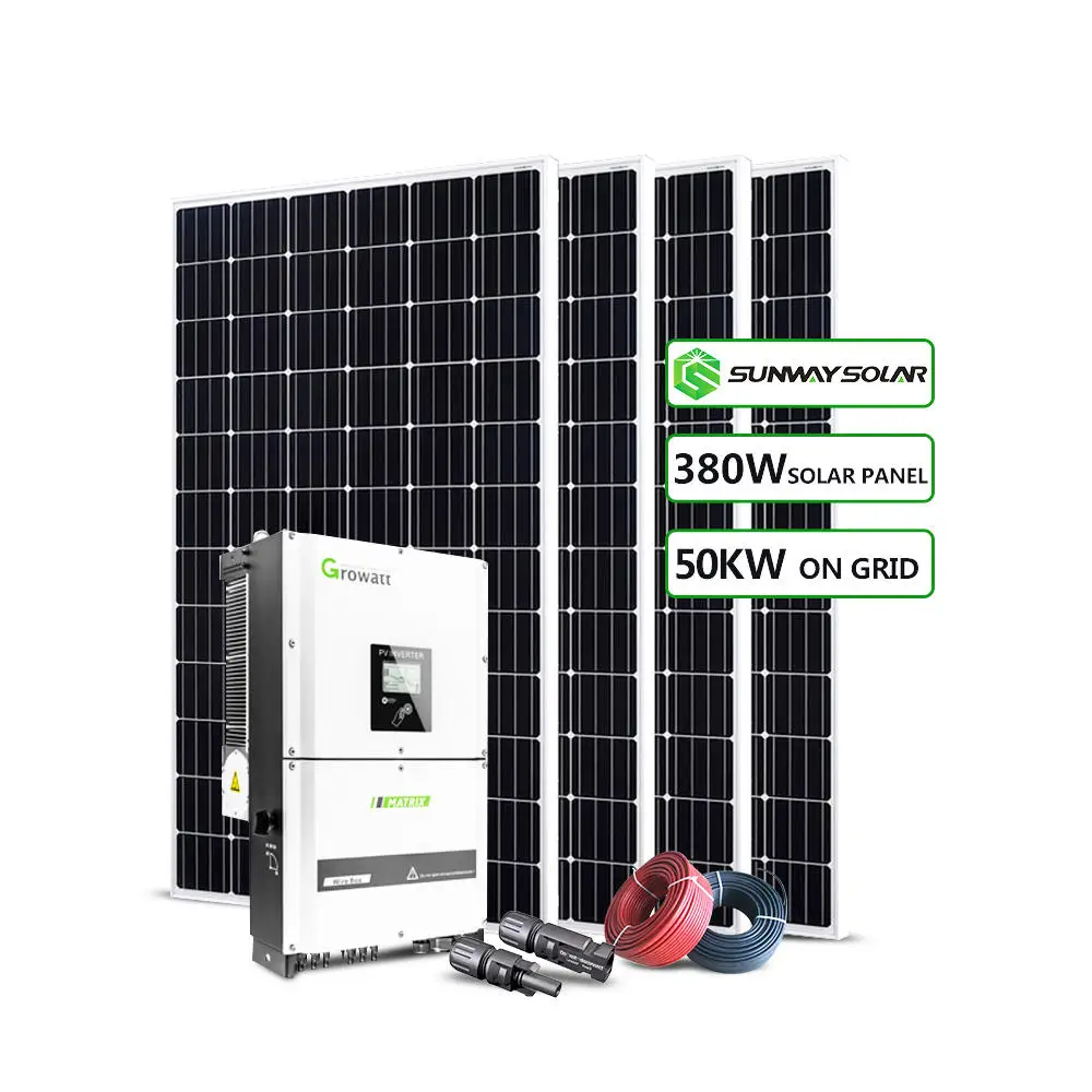 Sunway Solar System Complete Set 17-33KW Photovoltaic on Grid Solar ...