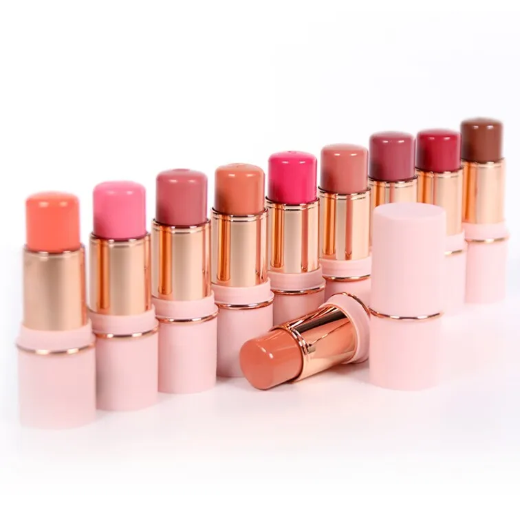 Best Selling High Pigment Blush Stick Vegan Cruetly Free Cream Blusher ...