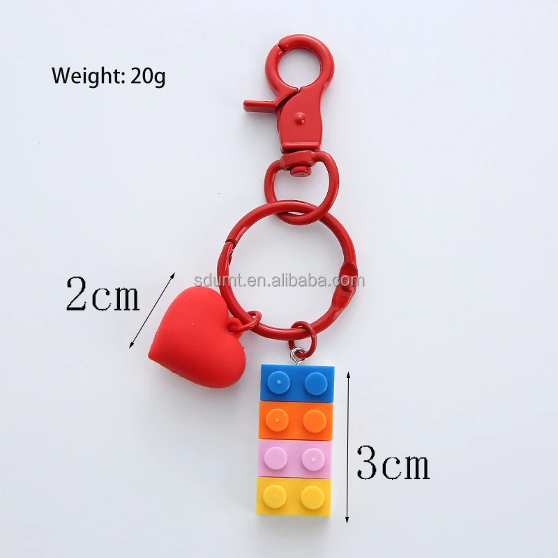 Key Chain Valentines Day Keychain Cute Heart Key Chain Keyring Bag ...