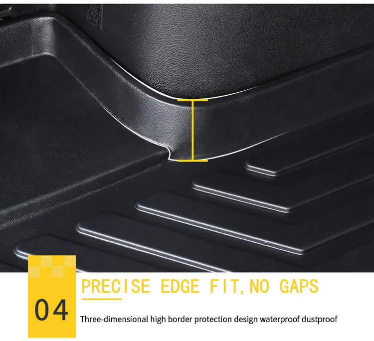 All Weather Non Slip Tpe Car Trunk Tray Rear Cargo Mat Use For 23 ...