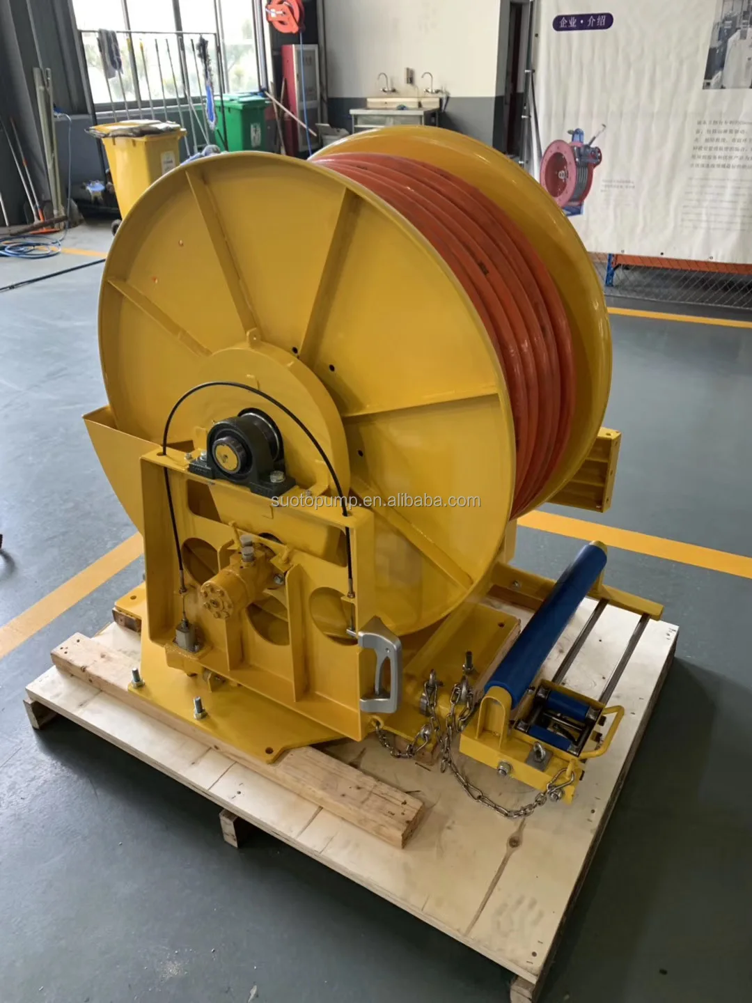 High Pressure Water Jet Drain Clean Hose Reel - Durable & Adjustable