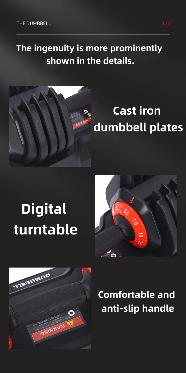 New 11kg (25 Pounds) Adjustable Automatic Dumbbells Quick and Easy to Use for Men and Women's ...