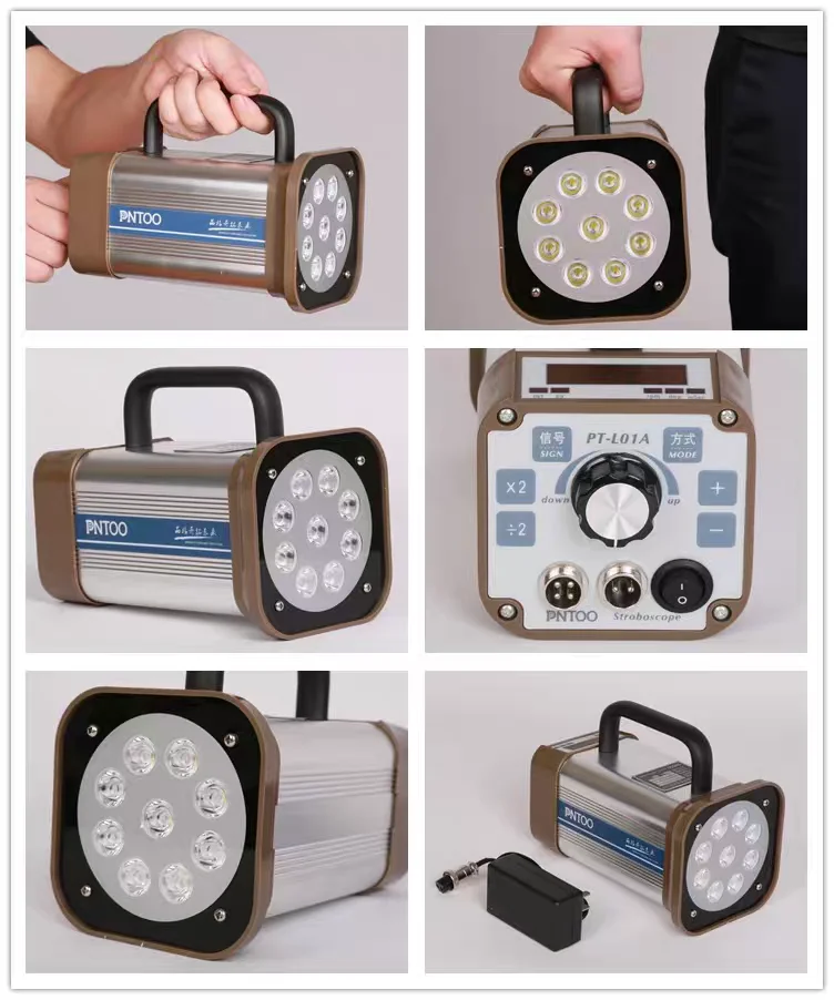 PNTOO PT-L01A-L Digital Stroboscope Lamp Plug-in with Battery for Flexo ...