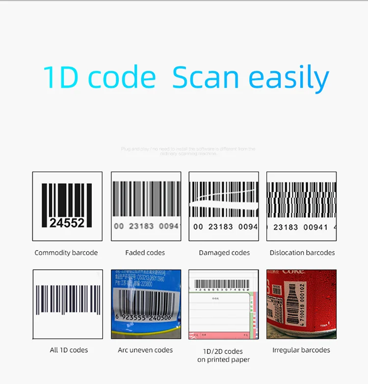 Portable Handheld USB Port Laser Barcode Scanner Bar Code Reader for ...