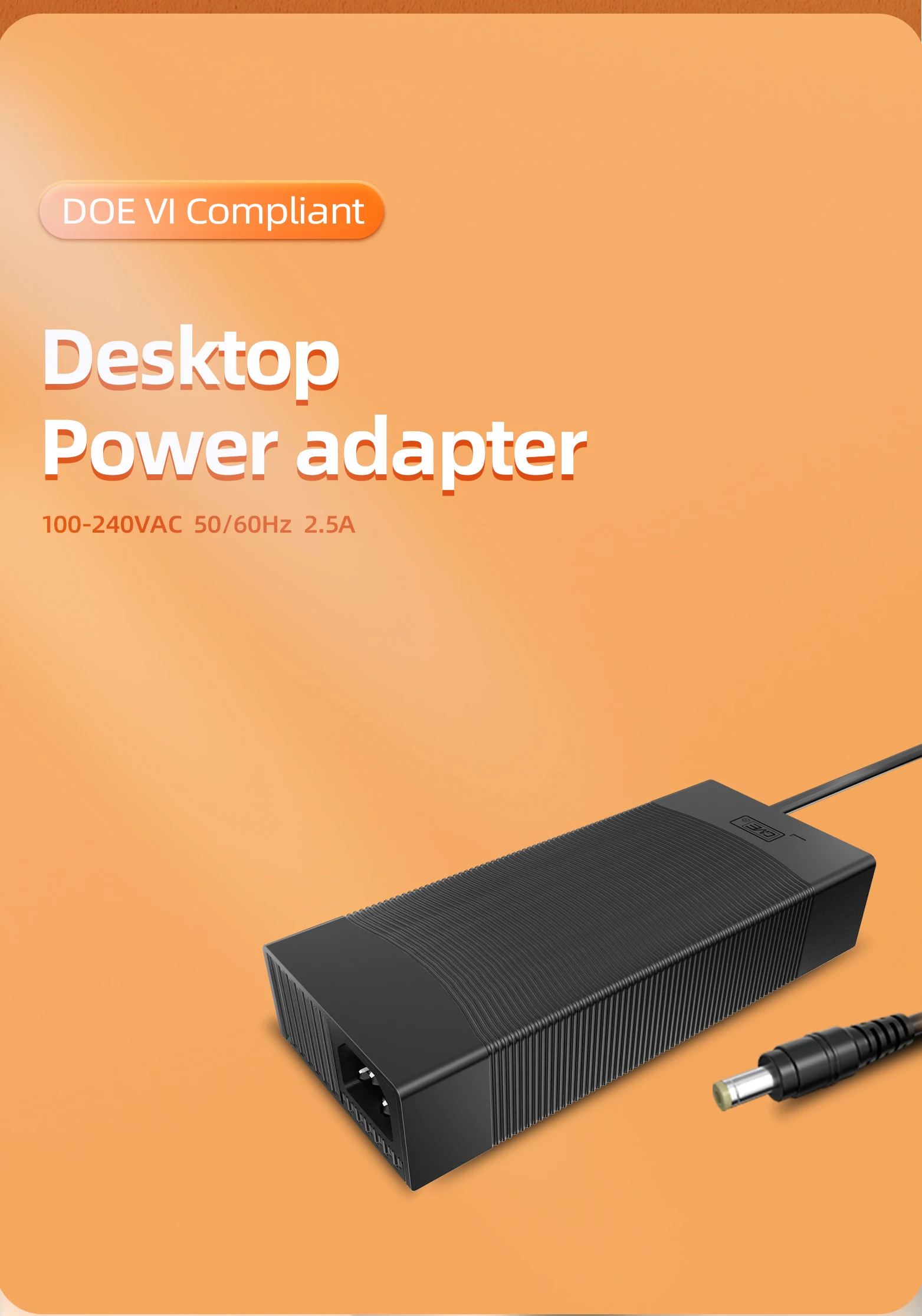 GVE Desktop PFC Power Adapter 152W - Efficient & Reliable