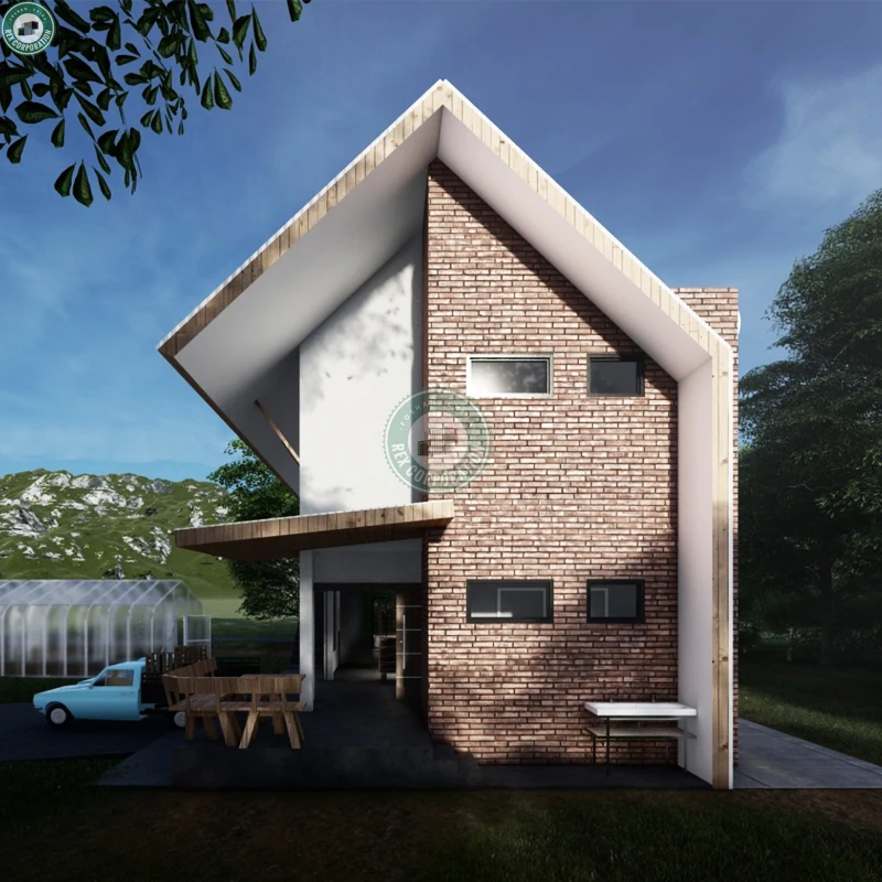 2 Storey Steel Structural Prefab House - Modern & Insulated