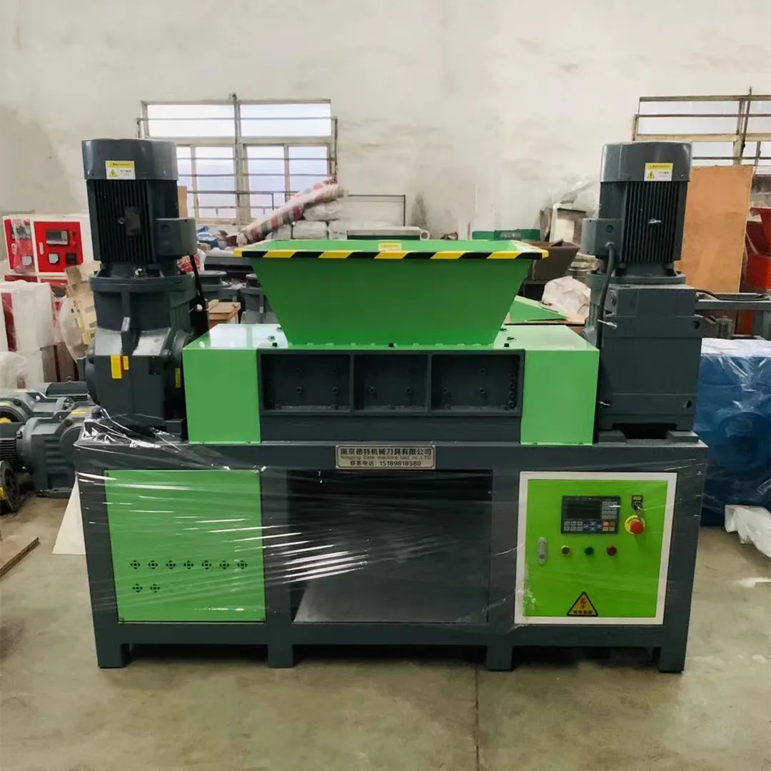 Dete Double Shaft Carton Box Shredder Recycling Machine For Waste ...