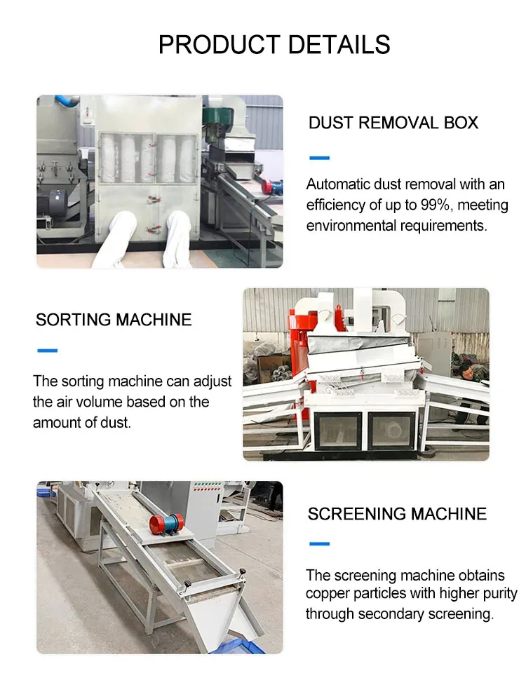 Real Factory Scrap Copper Wire Granulator Machine Wire Recycling ...